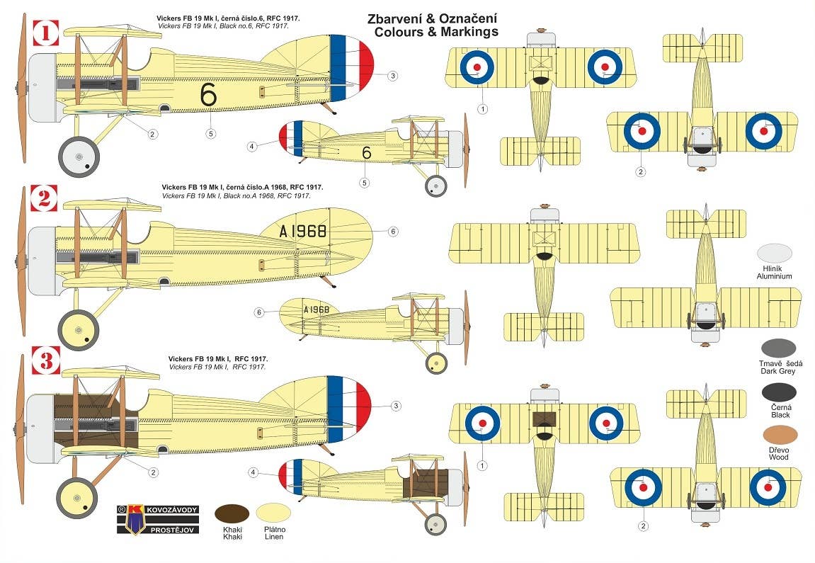 Vickers FB-19 Mk.I "Bullet" RFC | HLJ.com