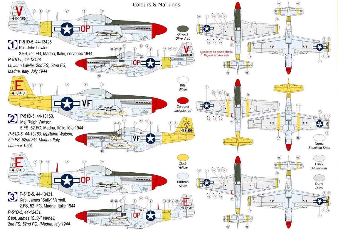 P-51D-5 Mustang 52nd FG | HLJ.com