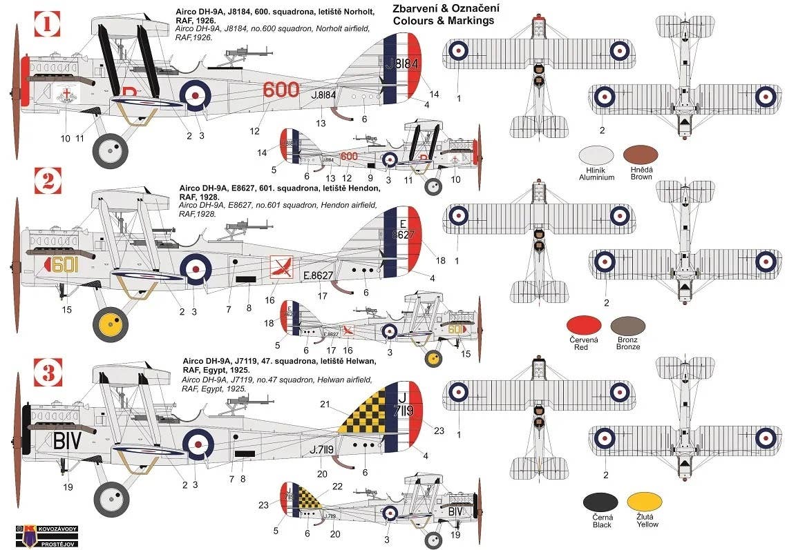 Airco DH-9A Silver Wings | HLJ.com