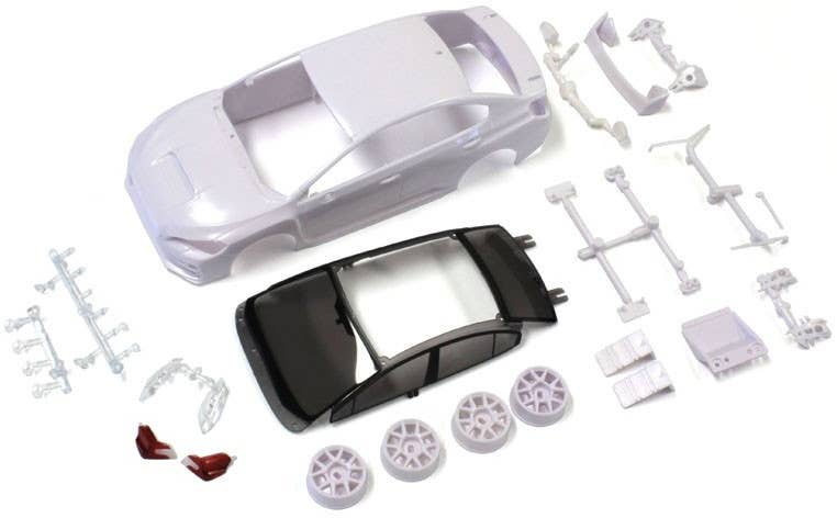 Mini-Z AWD Subaru WRX STI White White Body Set | HLJ.com