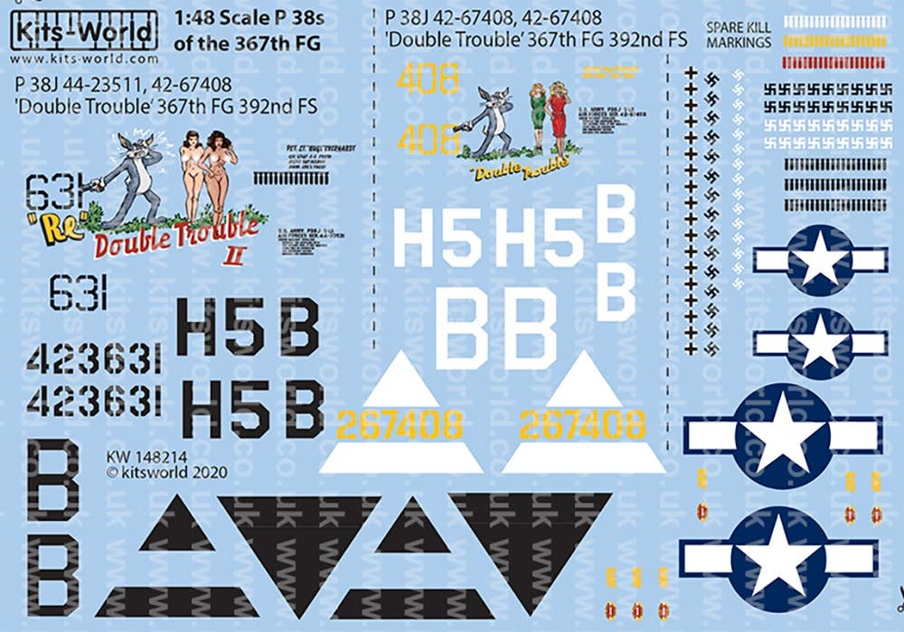 Lockheed P-38J Lightnings 1 | HLJ.com