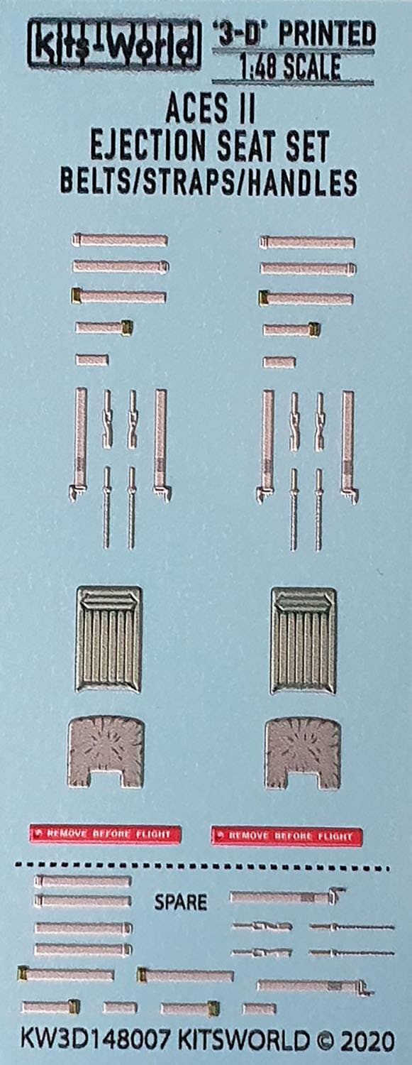 ACES II MB Injection Sheet Detail Up 3D Decal | HLJ.com