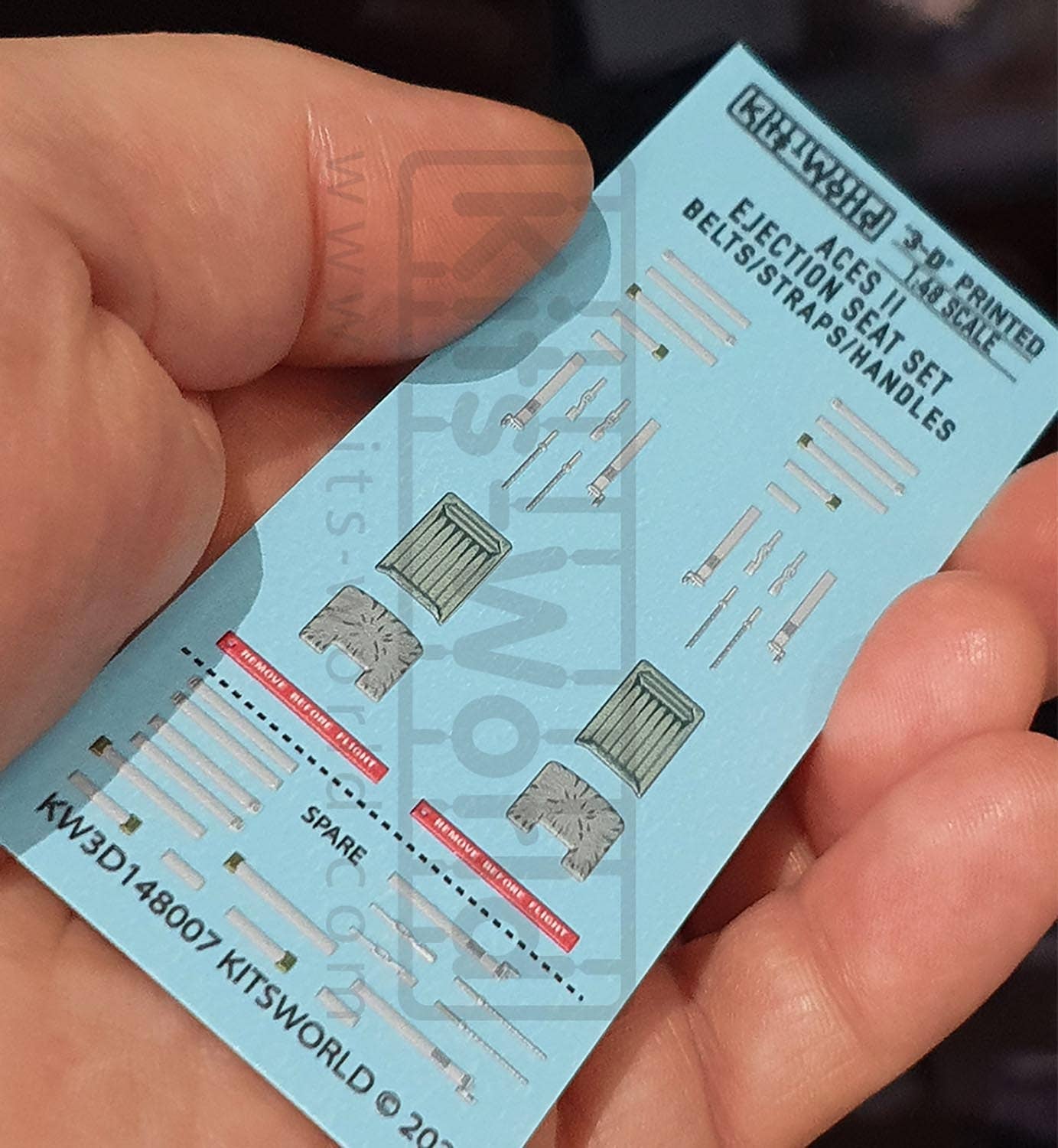 ACES II MB Injection Sheet Detail Up 3D Decal | HLJ.com