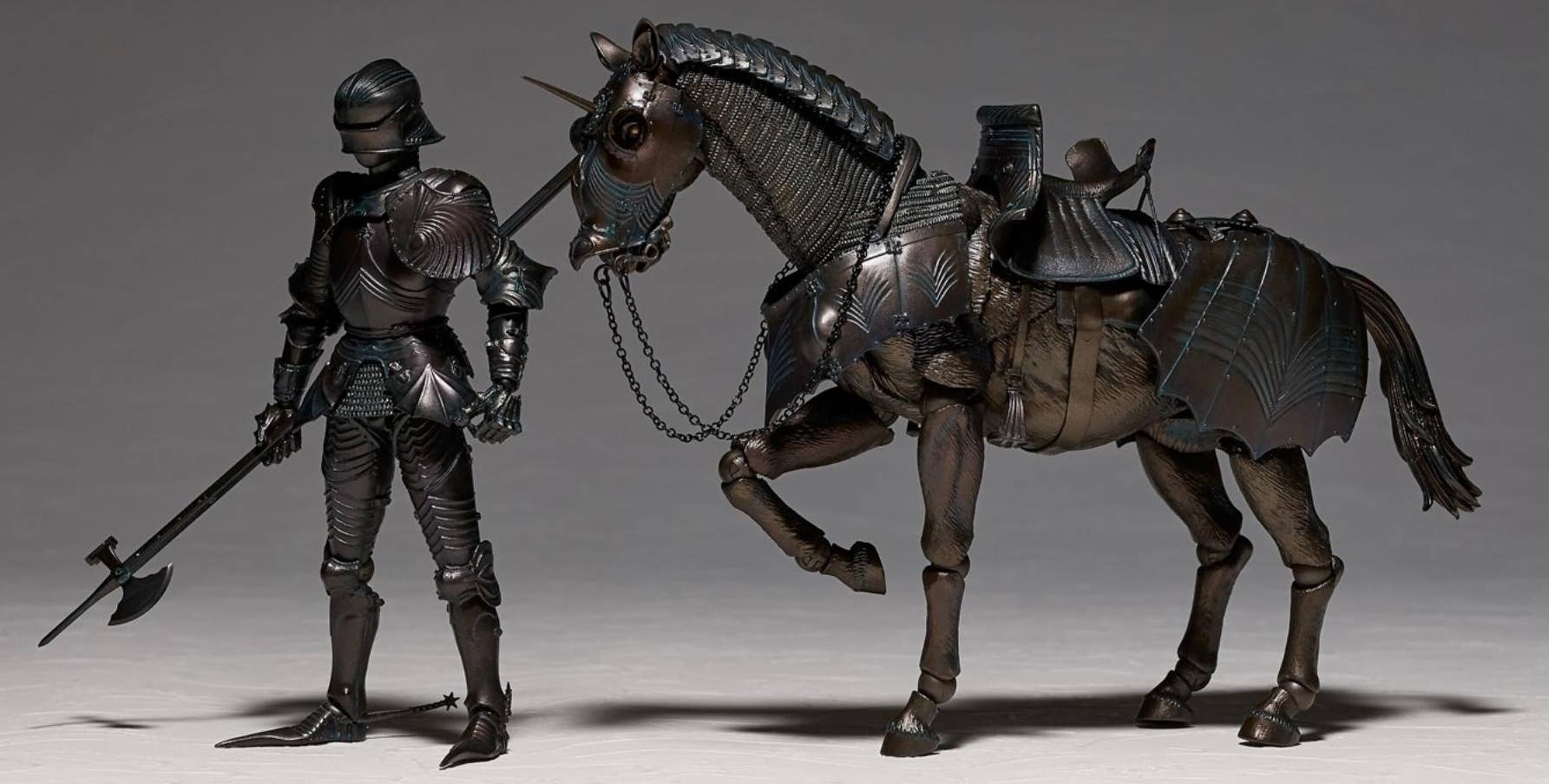 KT Project Takeya Shiki Jizai Okimono: 15th Century Gothic Equestrian ...