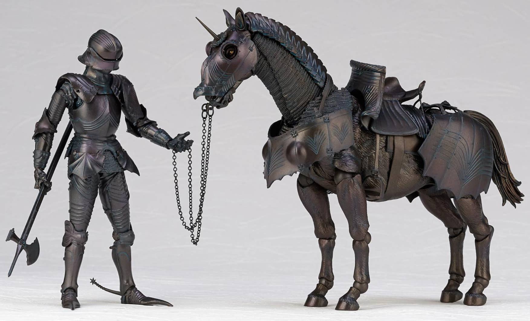 KT Project Takeya Shiki Jizai Okimono: 15th Century Gothic Equestrian ...
