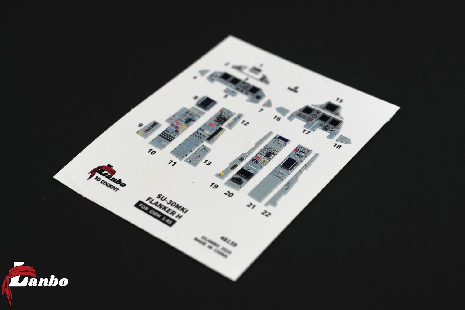 Su-30MKI 3D interior decal | HLJ.com