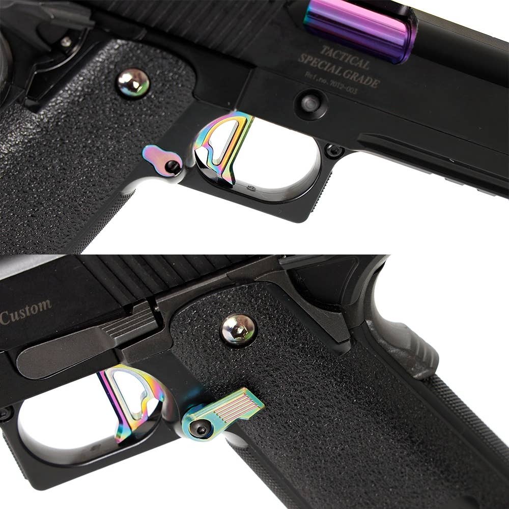 NINE BALL Tokyo Marui Hi-CAPA Custom Magazine Catch Heat Gradation ...