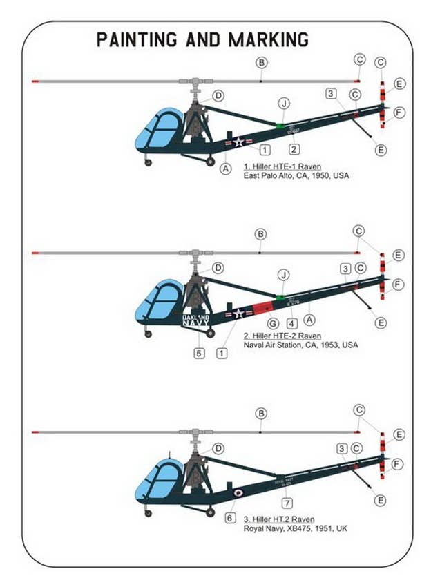 Hiller HTE-1/HTE-2 Raven (USN, FAA) | HLJ.com