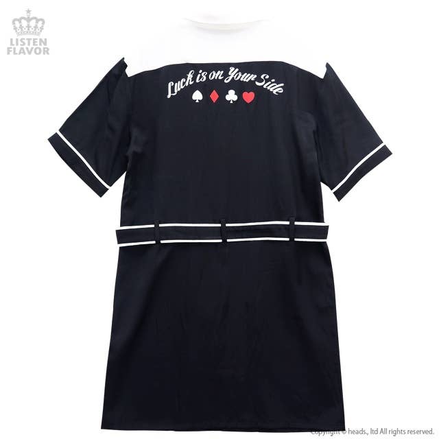 Good Luck Bowling Shirt One-Piece Dress Black | HLJ.com