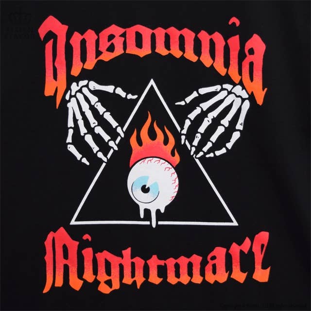 Insomnia Big T-shirt Black x Red | HLJ.com