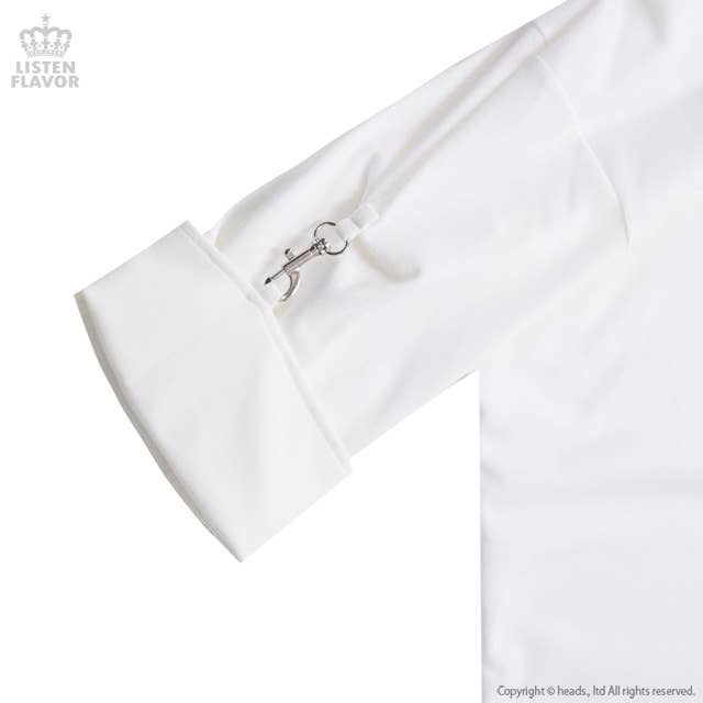 Playing Cards Rolled-Up Sleeve Jersey Top with Metal Clip (White) | HLJ.com