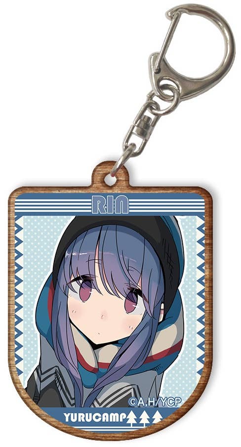 Yurucamp: Wooden Keychain Design 06 (Rin Shima /B) | HLJ.com