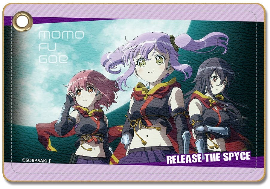 Release the Spyce: Leather Pass Case (Momo Minamoto & Fu Sagami & Goe ...