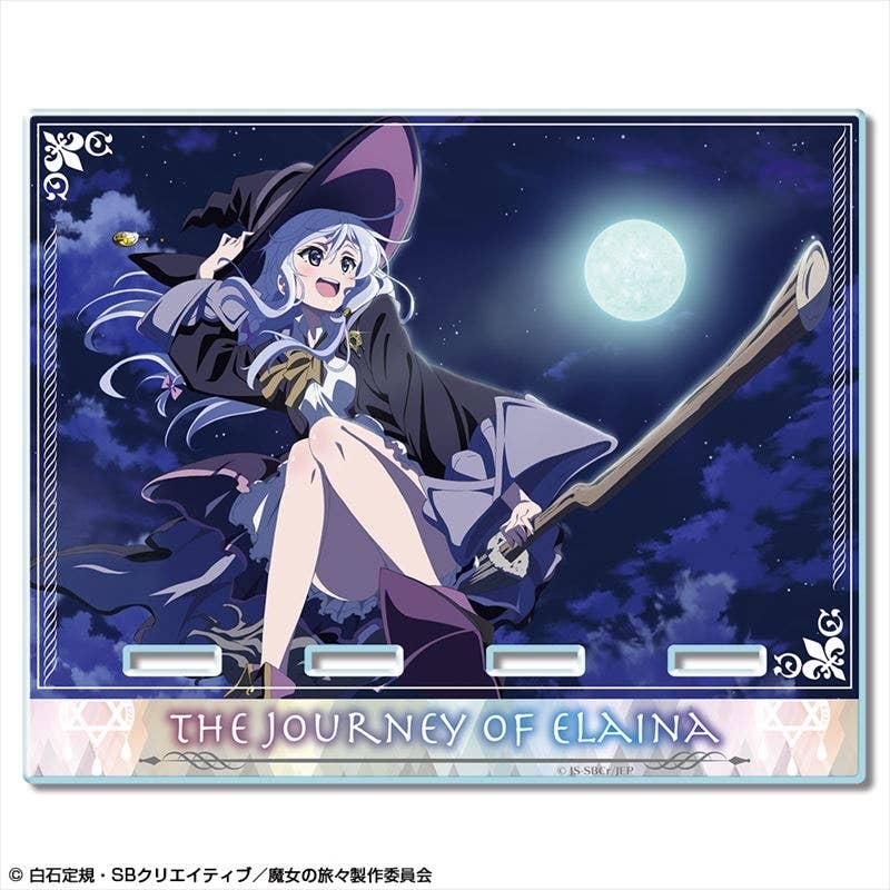 Wandering Witch: The Journey of Elaina: Acrylic Smartphone Stand Design ...