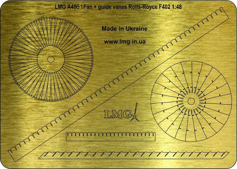 Rolls-Royce F402 Engine Fan w/guide assembly | HLJ.com