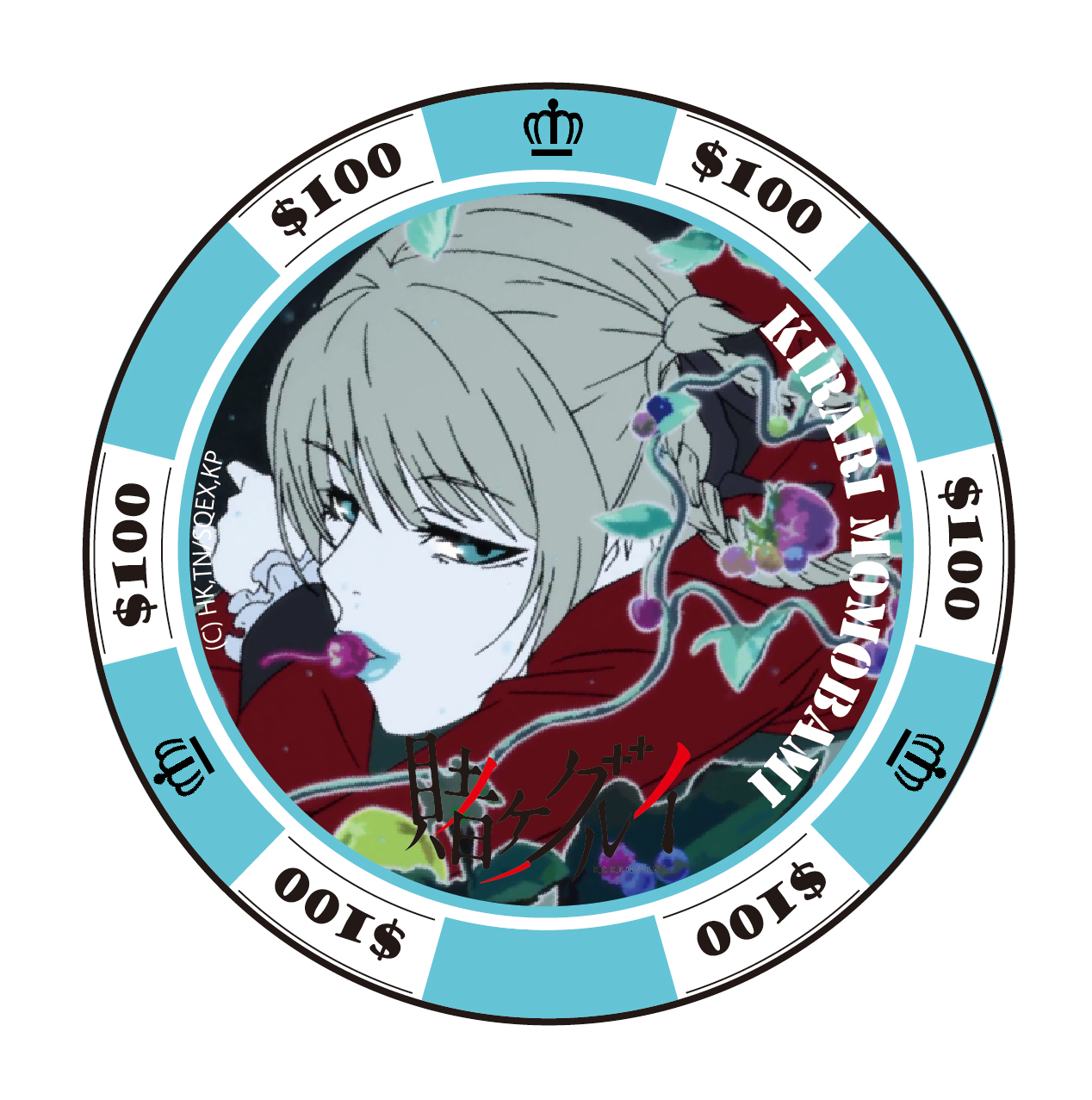 Kakegurui - Compulsive Gambler Can Badge (Chip Ver.) Kirari Momobami ...