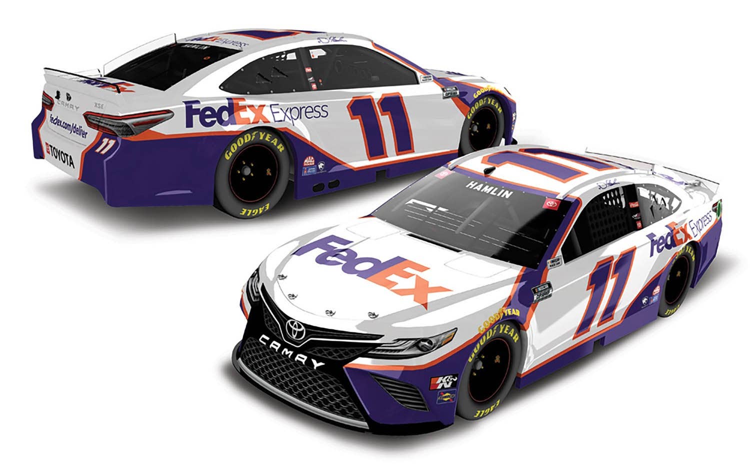 Denny Hamlin # 11 Fedex Express Toyota Camry Nascar 2021 | HLJ.com