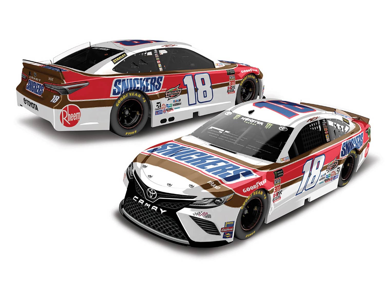 Kyle Busch Snickers Toyota Camry NASCAR 2019 Darlington (Elite) | HLJ.com