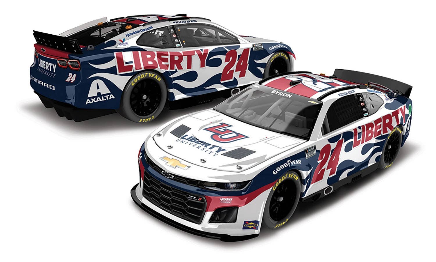 William Byron # 24 Liberty University Chevrolet Camaro NASCAR 2022 Next ...
