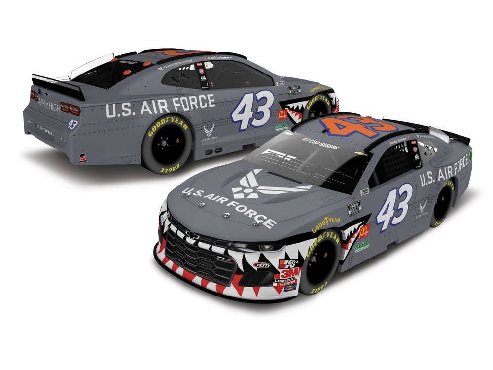 Darrell Wallace Jr. USAF Shark Mouth Chevrolet Camaro NASCAR 2020 | HLJ.com