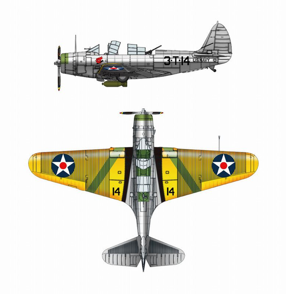 Douglas TBD-1 Devastator VT-6 at Wake Island 1942 | HLJ.com