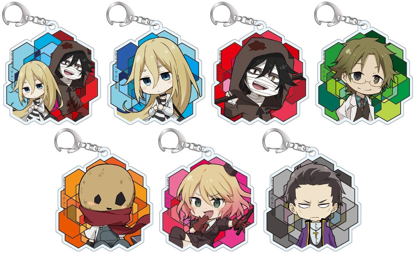 Angels of Death Tobi-Chara Trading Acrylic Keychain 1Box 7pcs | HLJ.com