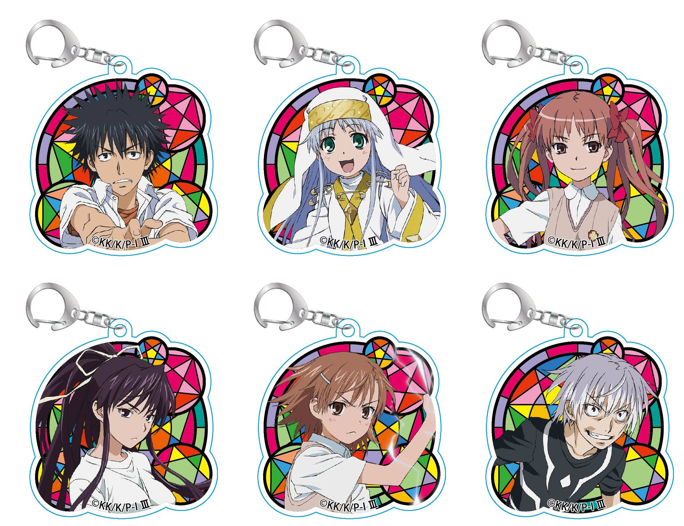 A Certain Magical Index III Tobi-Chara Trading Acrylic Keychain 1Box ...