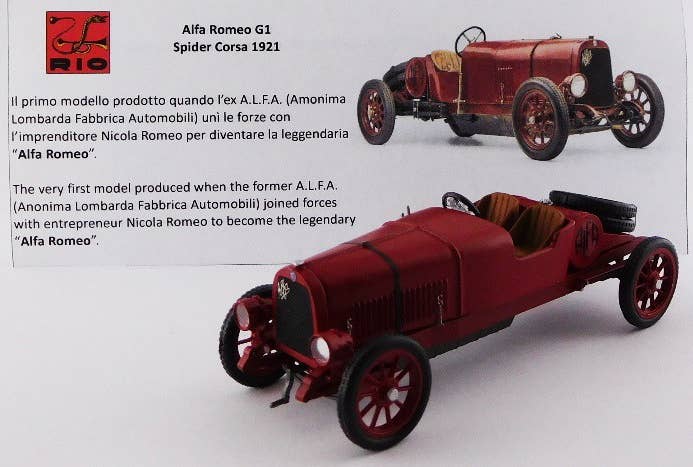 Alfa-Romeo G1 Spyder Corsa 1921 | HLJ.com
