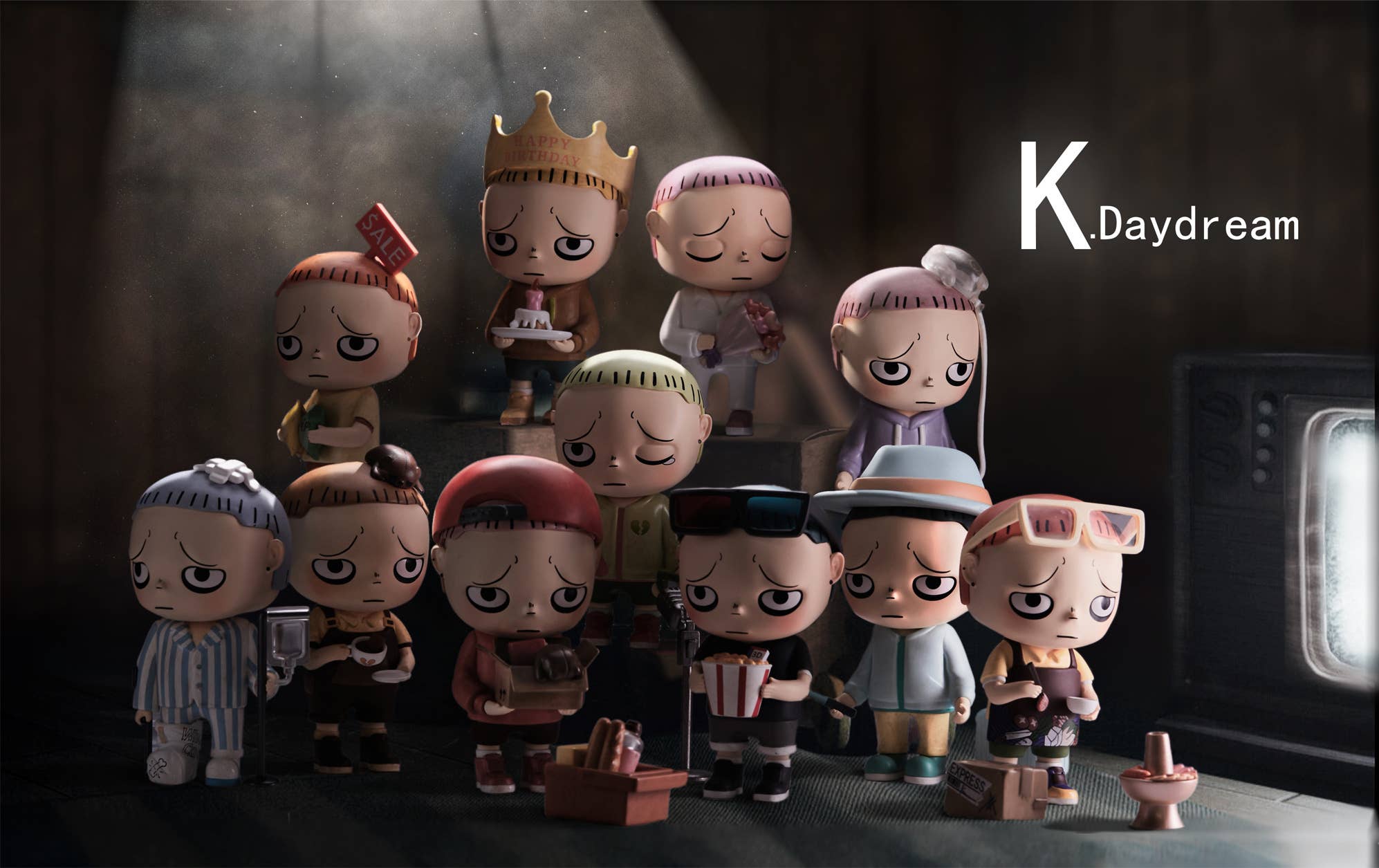 K.Daydream Loneliness Level Report Series 1Box 9pcs | HLJ.com