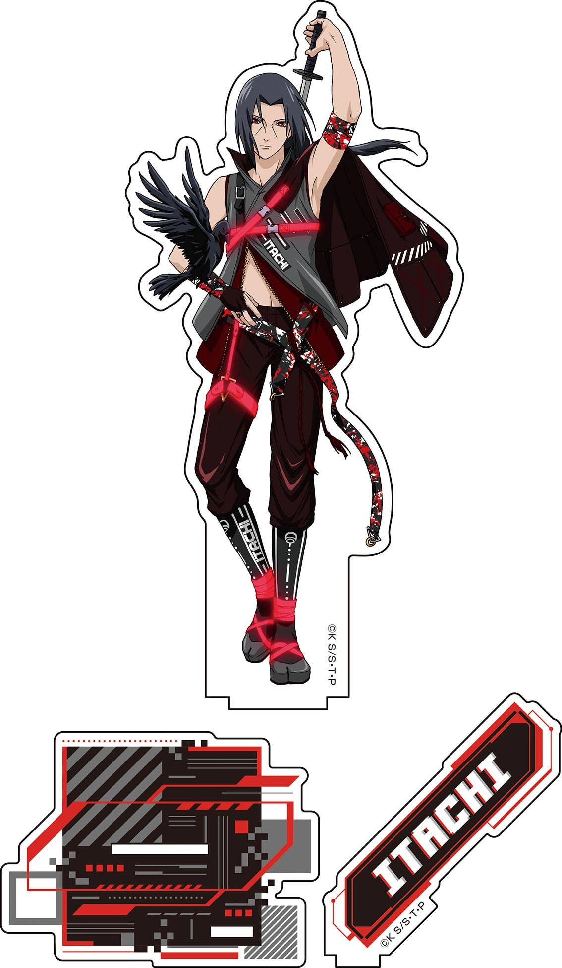 Naruto: Vol.2 Newly Drawn Big Acrylic Stand 7 Itachi Uchiha | HLJ.com