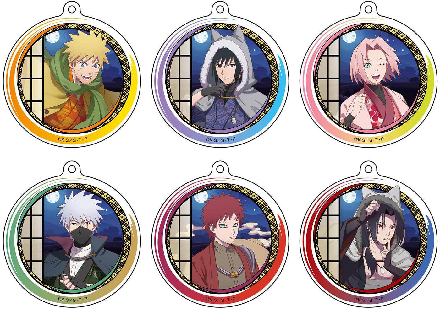 Naruto Shippuden: Newly Drawn Acrylic Keychain Collection [Zinrou ver ...
