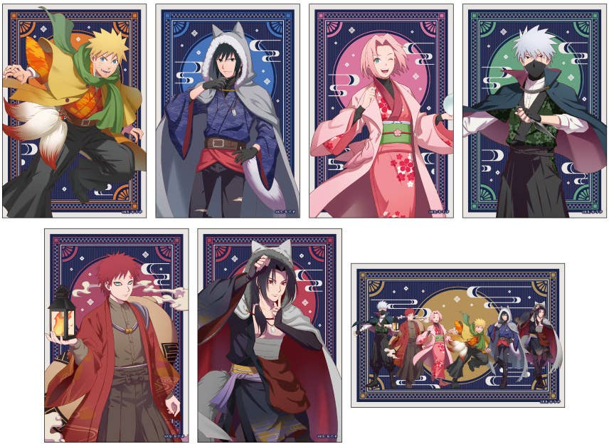 Naruto Shippuden: Newly Drawn Illustration Card Set [Zinrou ver.] | HLJ.com