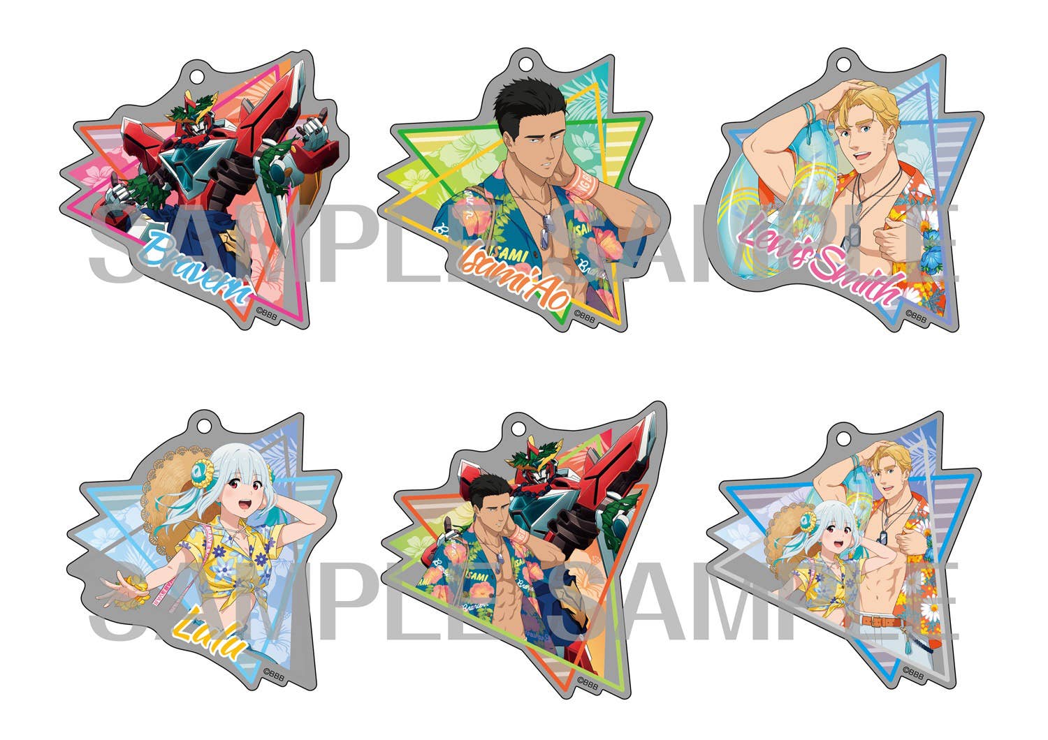 Bang Brave Bang Bravern : Newly drawn Acrylic Keychain Collection ...