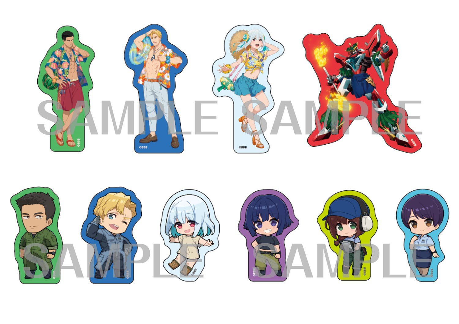 Bang Brave Bang Bravern : Stickers Collection 1BOX5pcs | HLJ.com