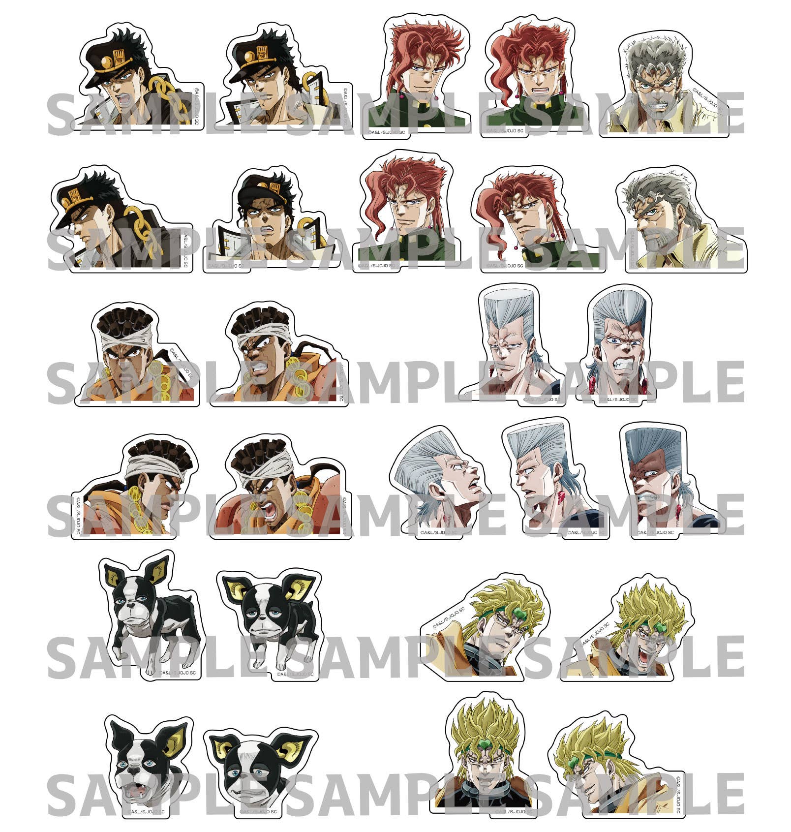 Anime JoJo's Bizarre Adventure Stardust Crusaders : Stickers Collection ...