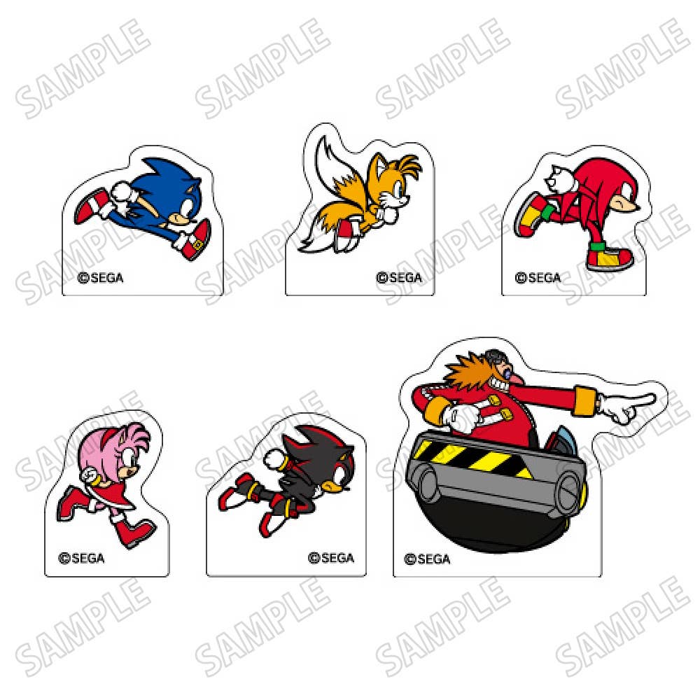 Sonic The Hedgehog: Acrylic Block Collection 1Box 6Pcs | HLJ.com