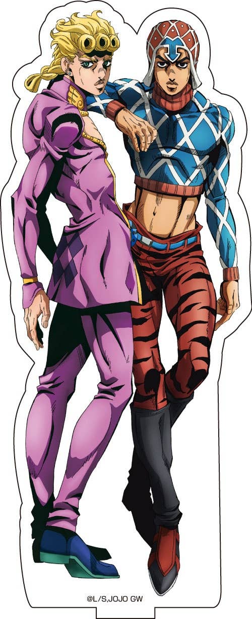 TV Anime JoJo's Bizarre Adventure: Golden Wind: Newly Drawn Big Acrylic ...