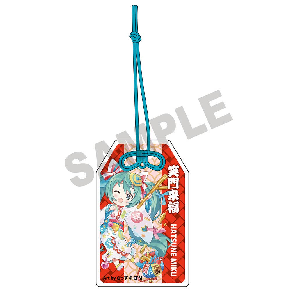 Hatsune Miku x Maneki-Neko: Amulet-Style Acrylic Hanging Tag Hatsune ...