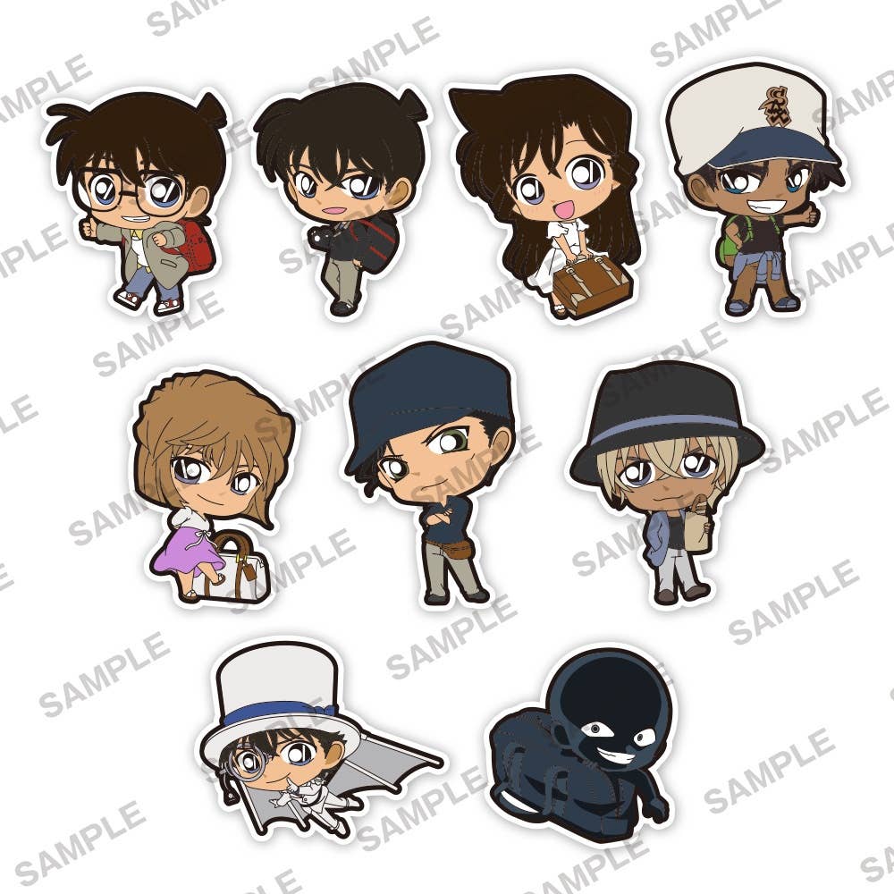 Detective Conan: Tabimani Embroidery Mascot Collection 1Box 9pcs | HLJ.com