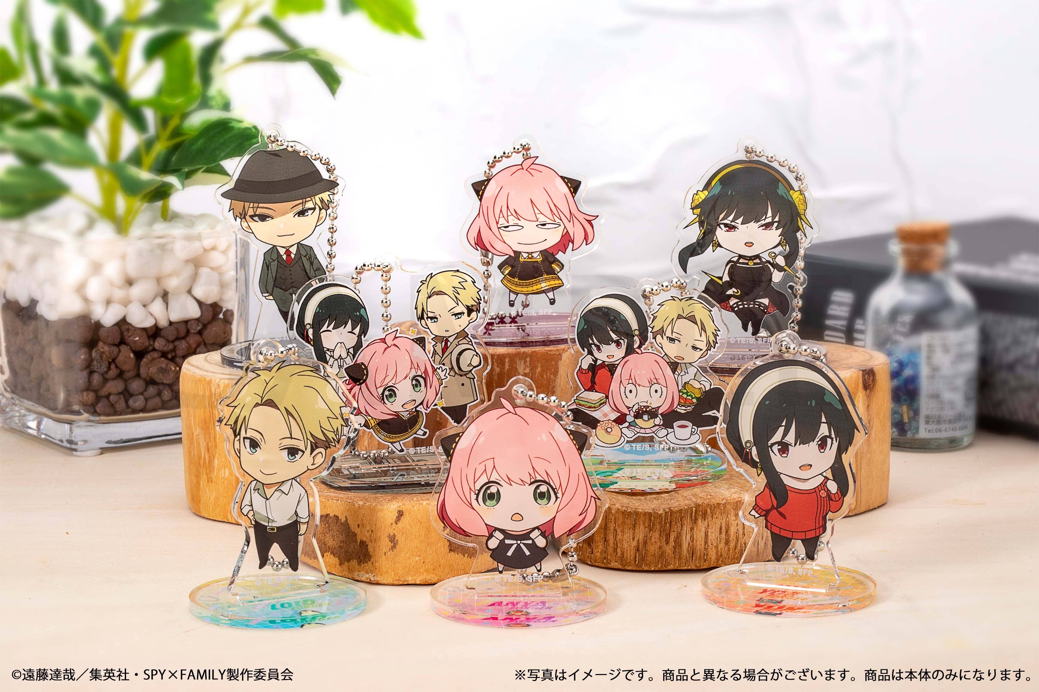 Spy x Family: Chibi Acrylic Stand Figure With Ball Chain: 1Box (8pcs ...