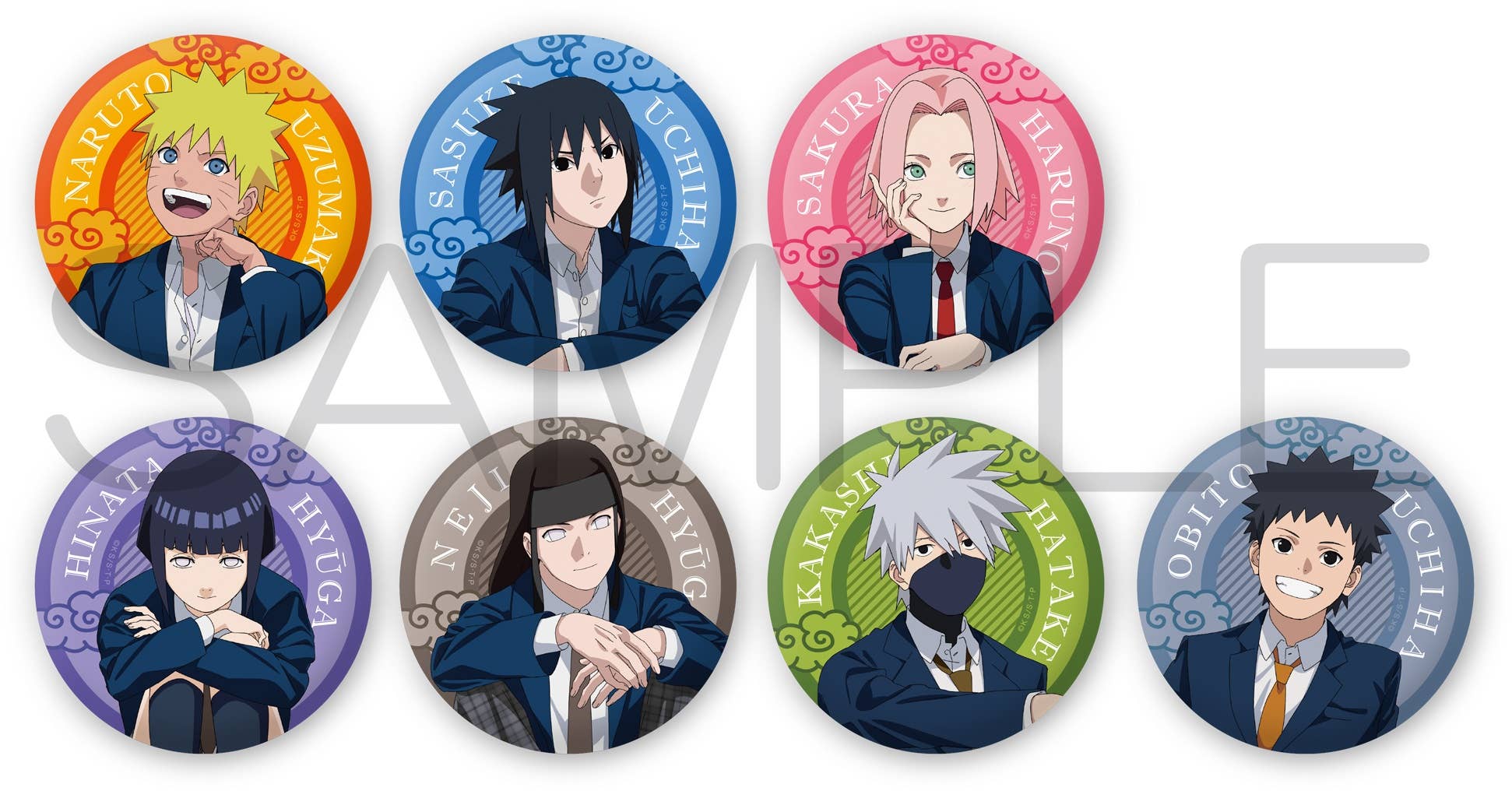 Naruto Shippuden: Glitter Can Badge Collection Youth ver. 1Box 7pcs | HLJ.com