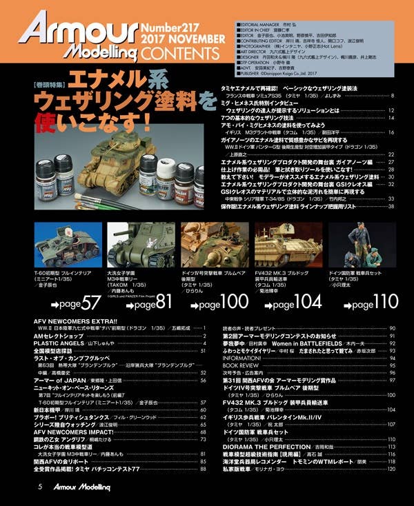 Armor Modeling 2017/11 (Vol.217) | HLJ.com
