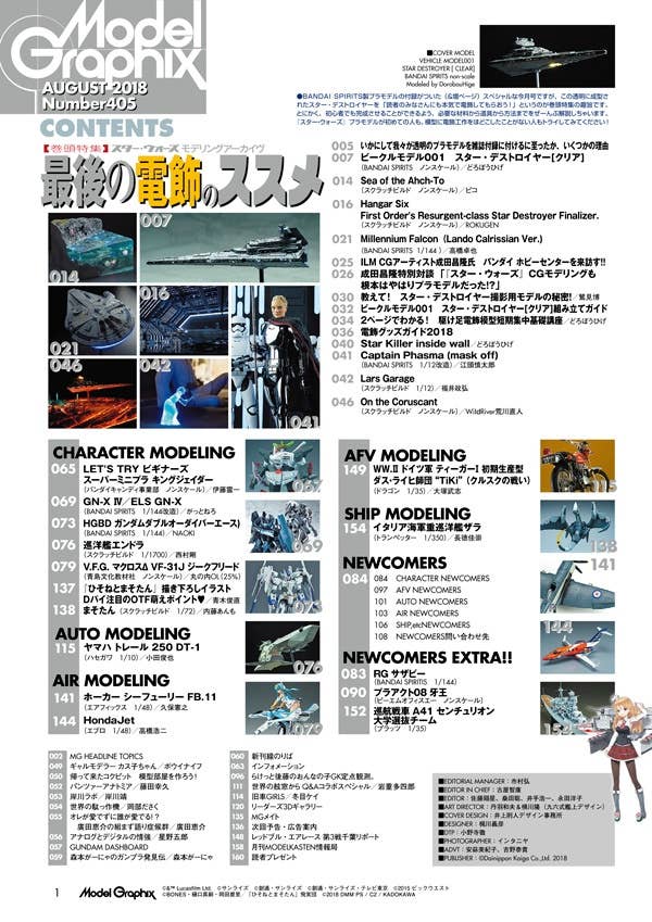 Model Graphix 2018/08 | HLJ.com