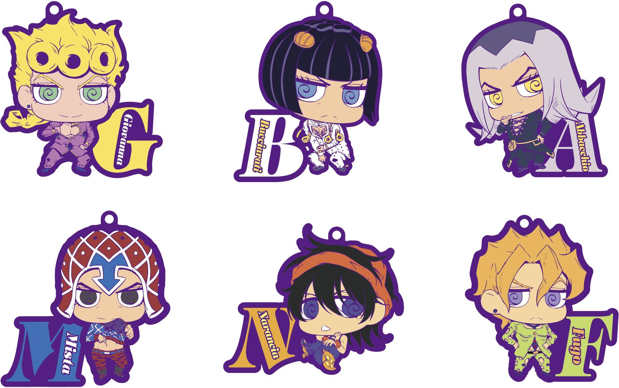 JoJo's Bizarre Adventure: Golden Wind: Rubber Mascot Gathering ...