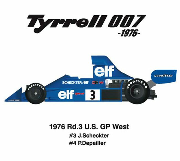Tyrrell 007 1976 Rd.3 US GP West 1976 Conversion Kit (for Tamiya P34) | HLJ.com