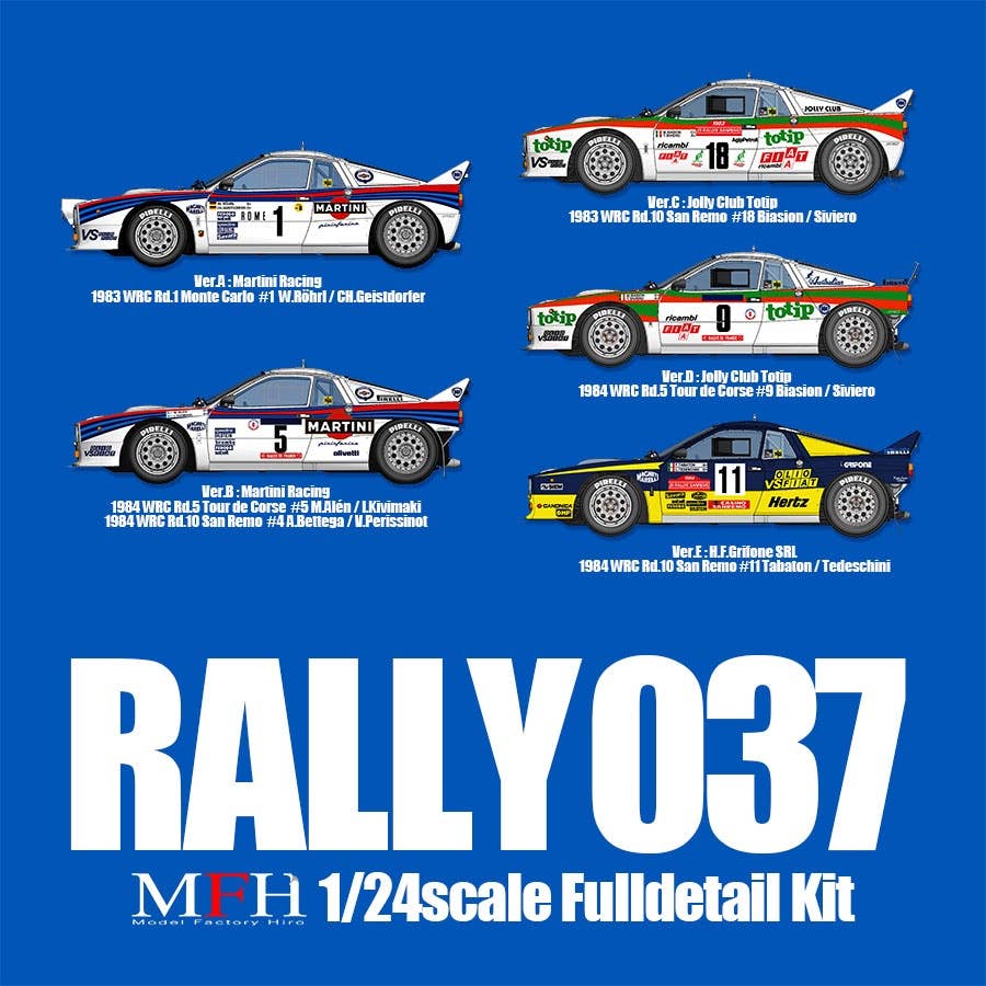 K507 Rally 037 Ver.D 1984 WRC Rd.5 Tour de Corse (Jolly Club Totip) #9 ...