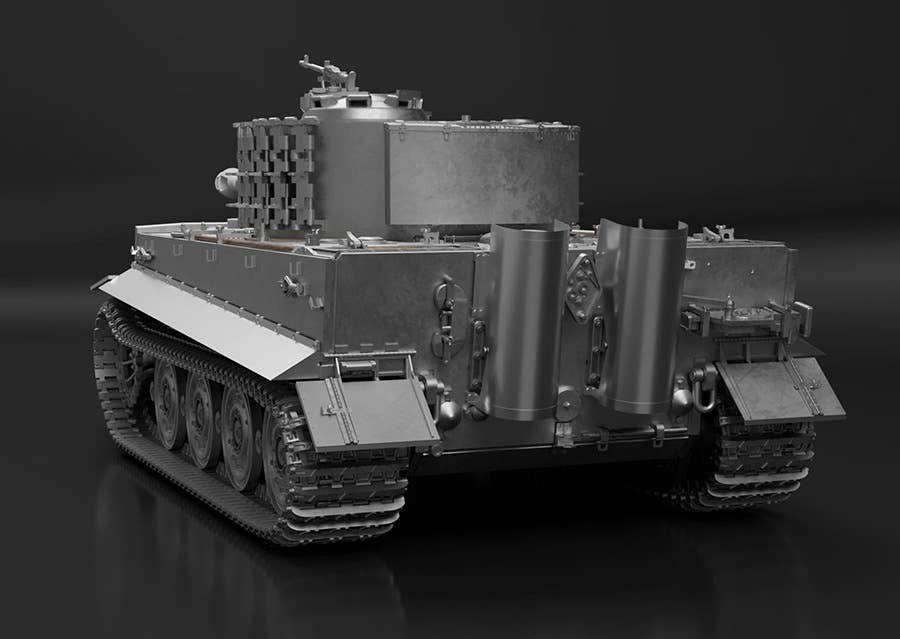 Multi-Material Kit: German Heavy Tank Tiger I Late Production Type ...