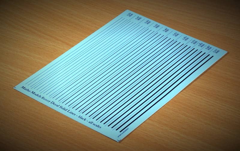 Decal Solid Lines Black | HLJ.com