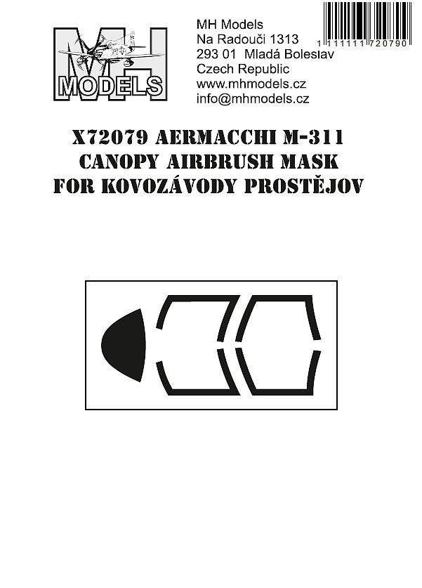 Aermacchi M-311 canopy airbrush mask for Kovozavody Prostejov | HLJ.com