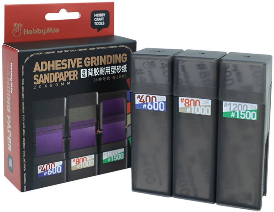 Precut Back Glue Sandpaper Set | HLJ.com